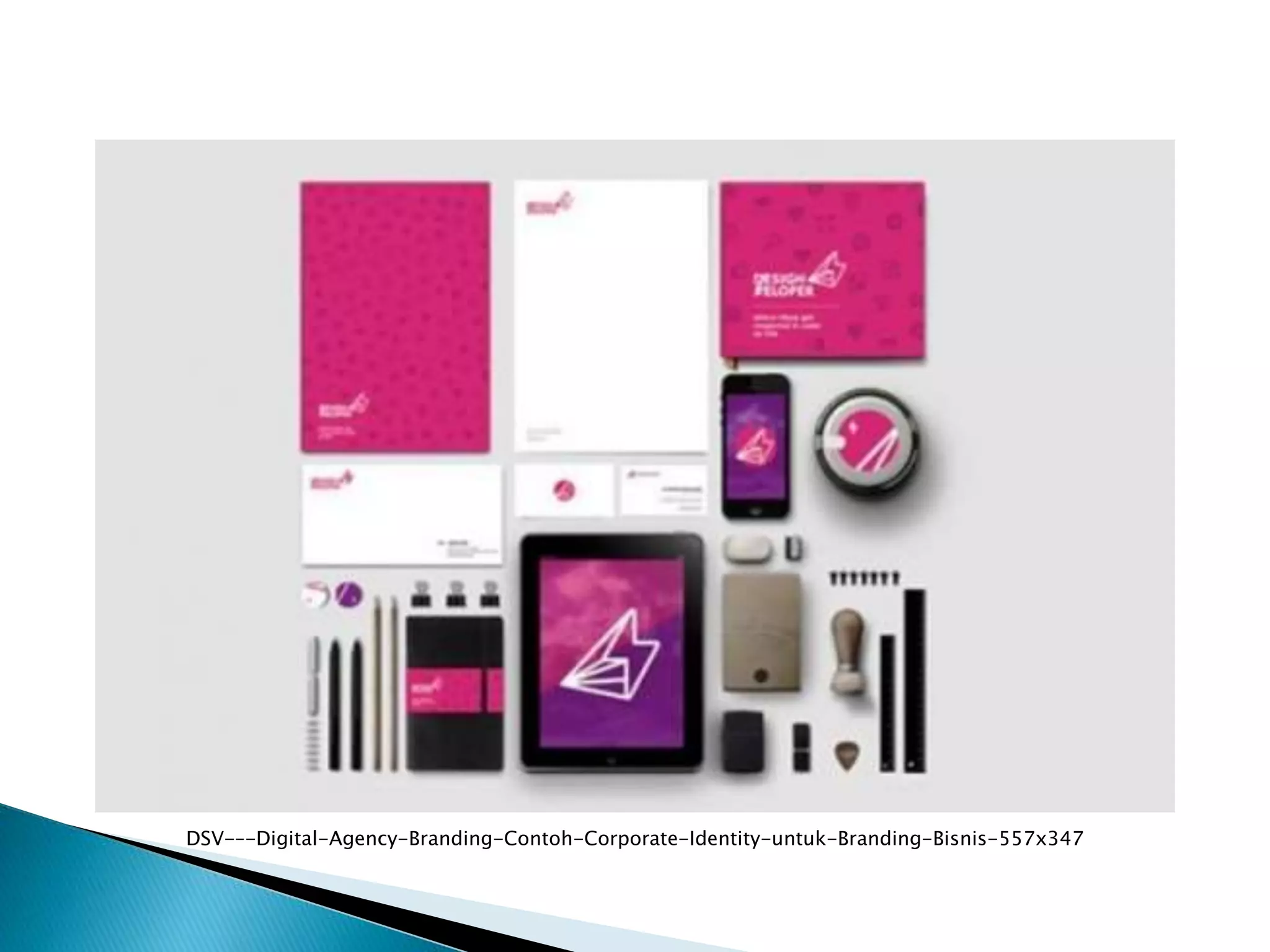 49 contoh corporate identity untuk branding bisnis | PPTX