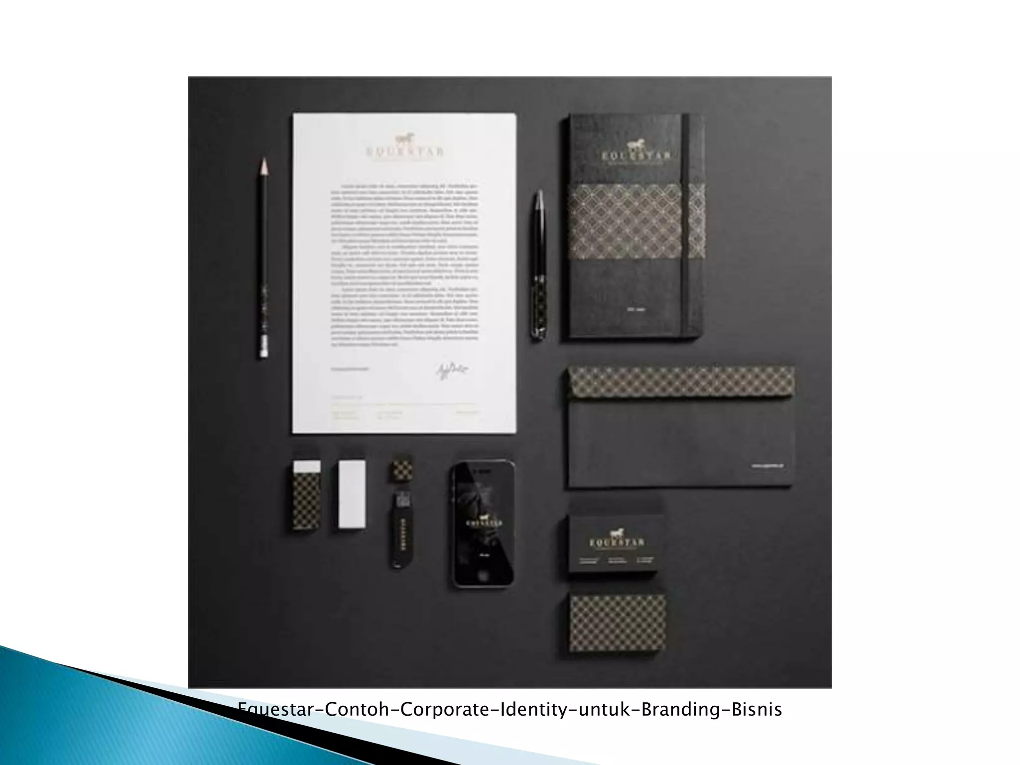 49 contoh corporate identity untuk branding bisnis | PPTX