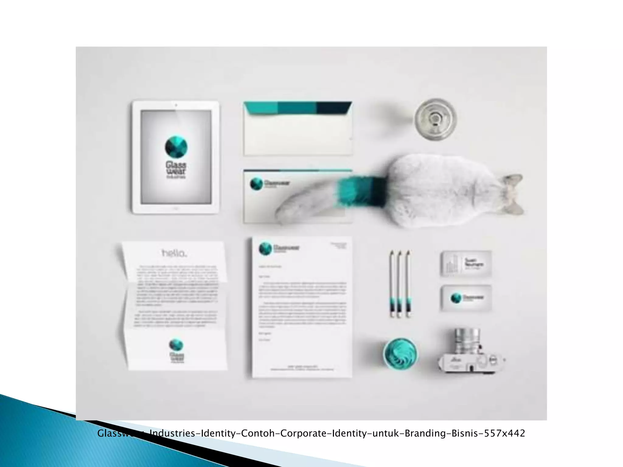 49 contoh corporate identity untuk branding bisnis | PPTX