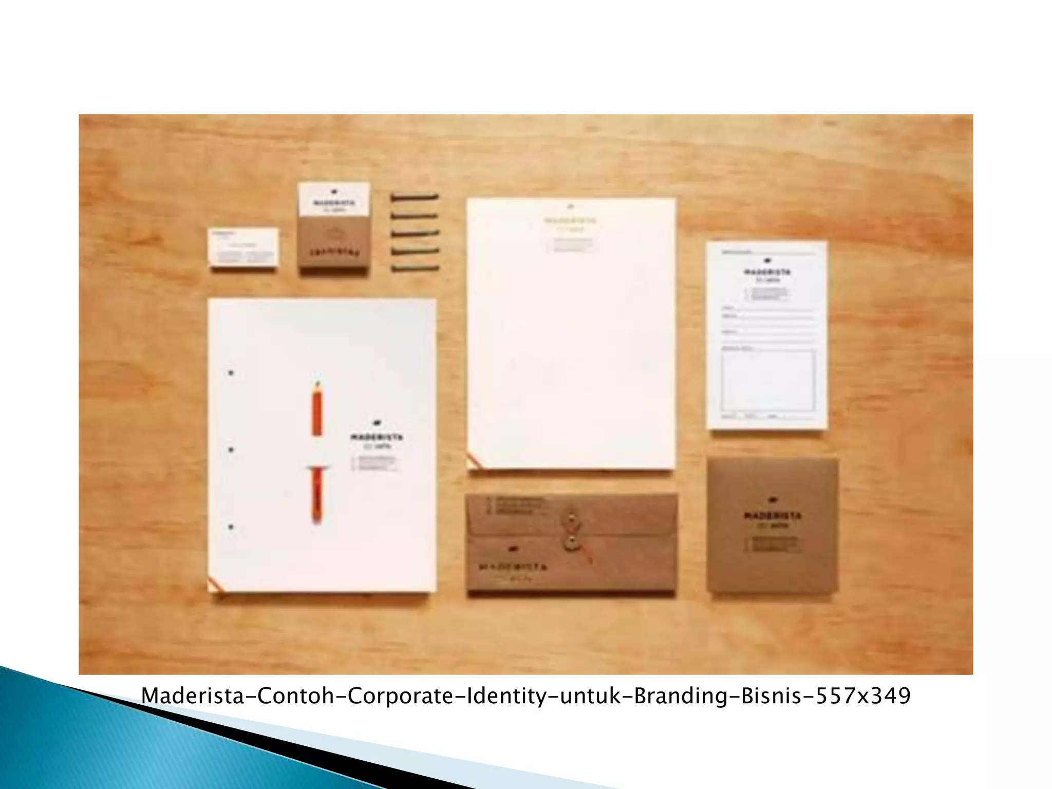 49 contoh corporate identity untuk branding bisnis | PPTX