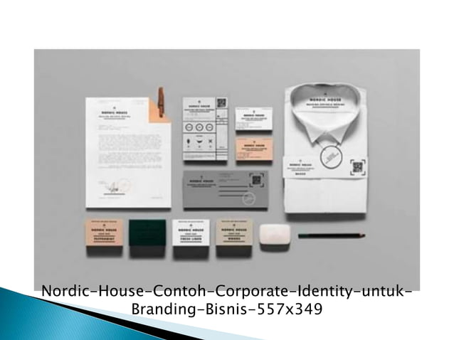49 contoh corporate identity untuk branding bisnis | PPTX