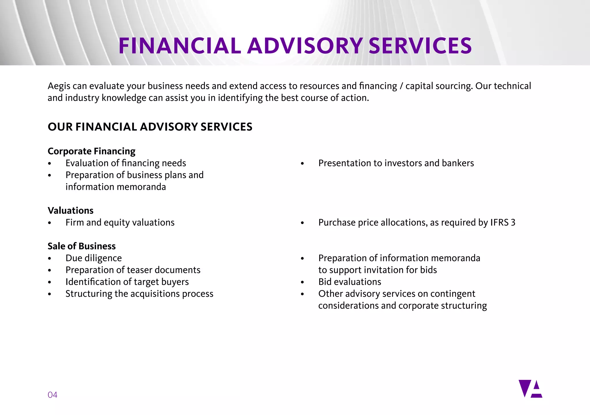 Aegis Services Brochure | PDF