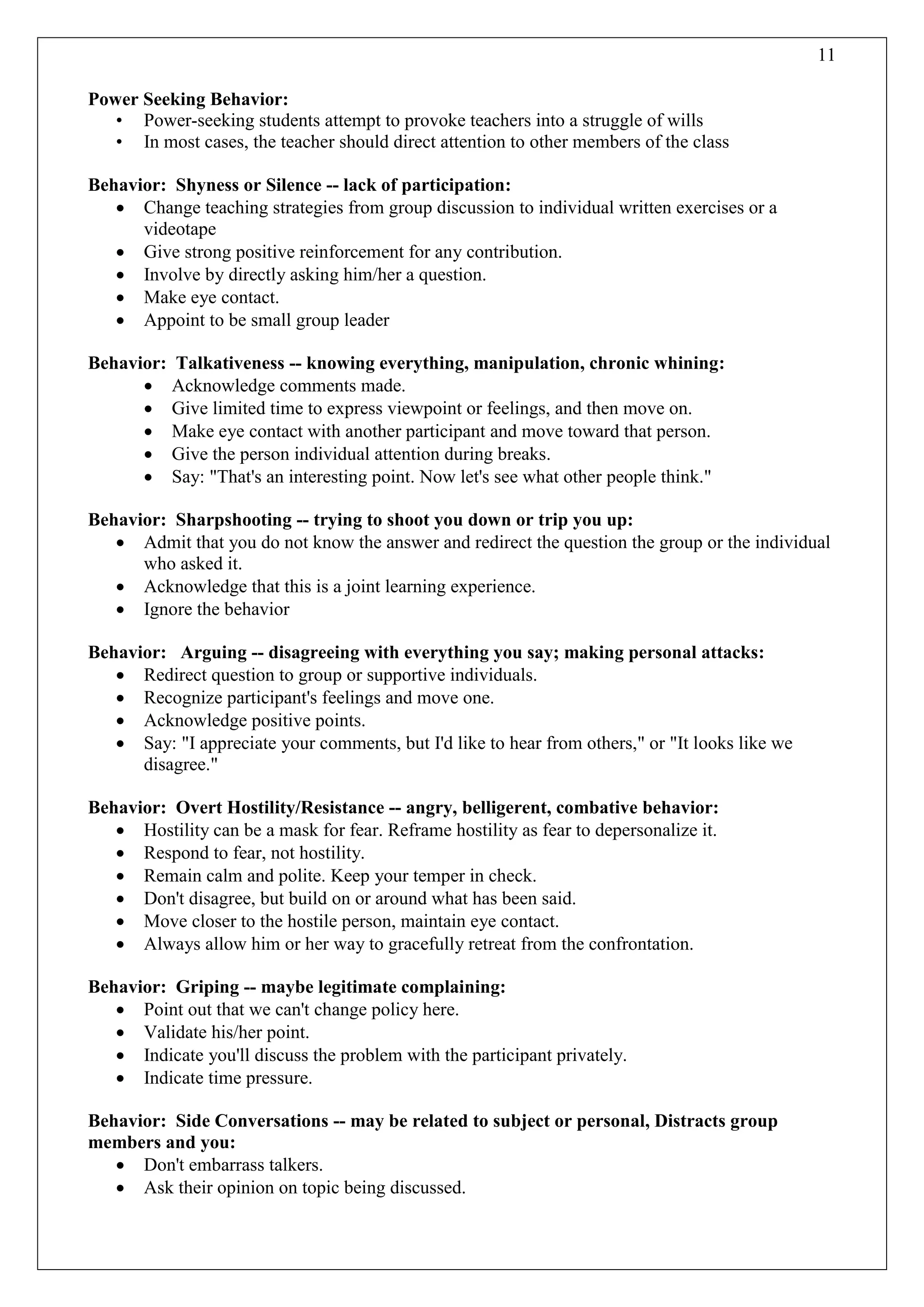 TRAINING FOR TEACHERS | PDF
