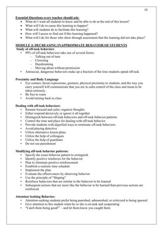 TRAINING FOR TEACHERS | PDF