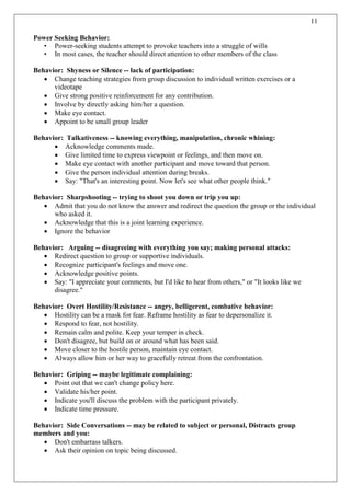TRAINING FOR TEACHERS | PDF