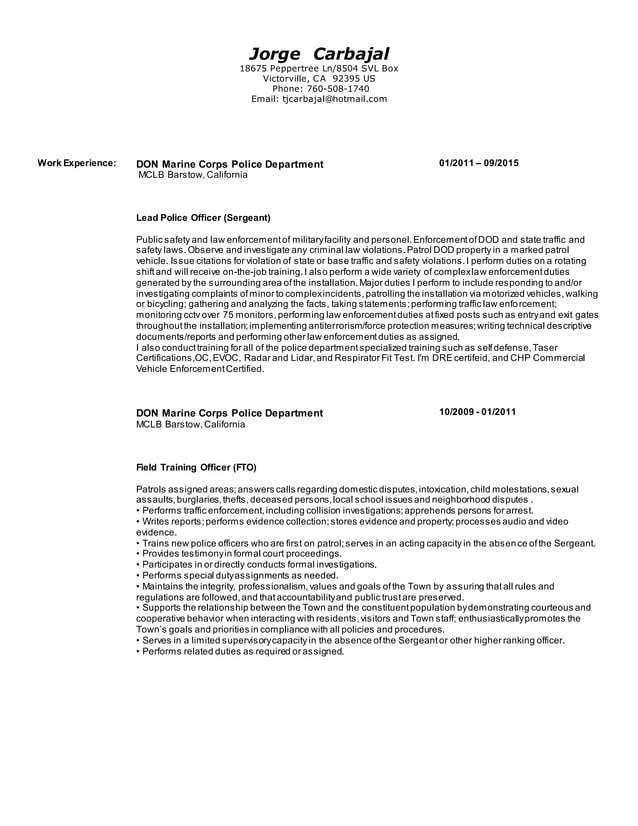 Jorge Carbajal Resume | DOCX