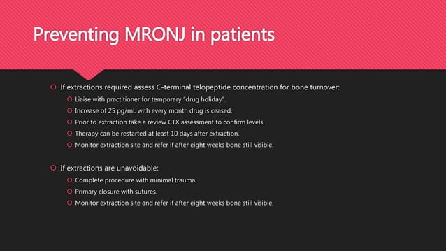 MRONJ PRESENTATION | PPTX