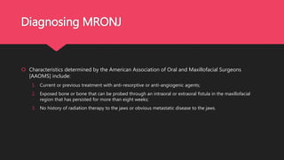 MRONJ PRESENTATION | PPTX