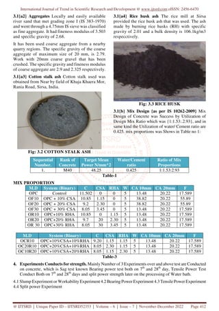 Effect on Concrete Strength by Partial Replacement of Cement with ...