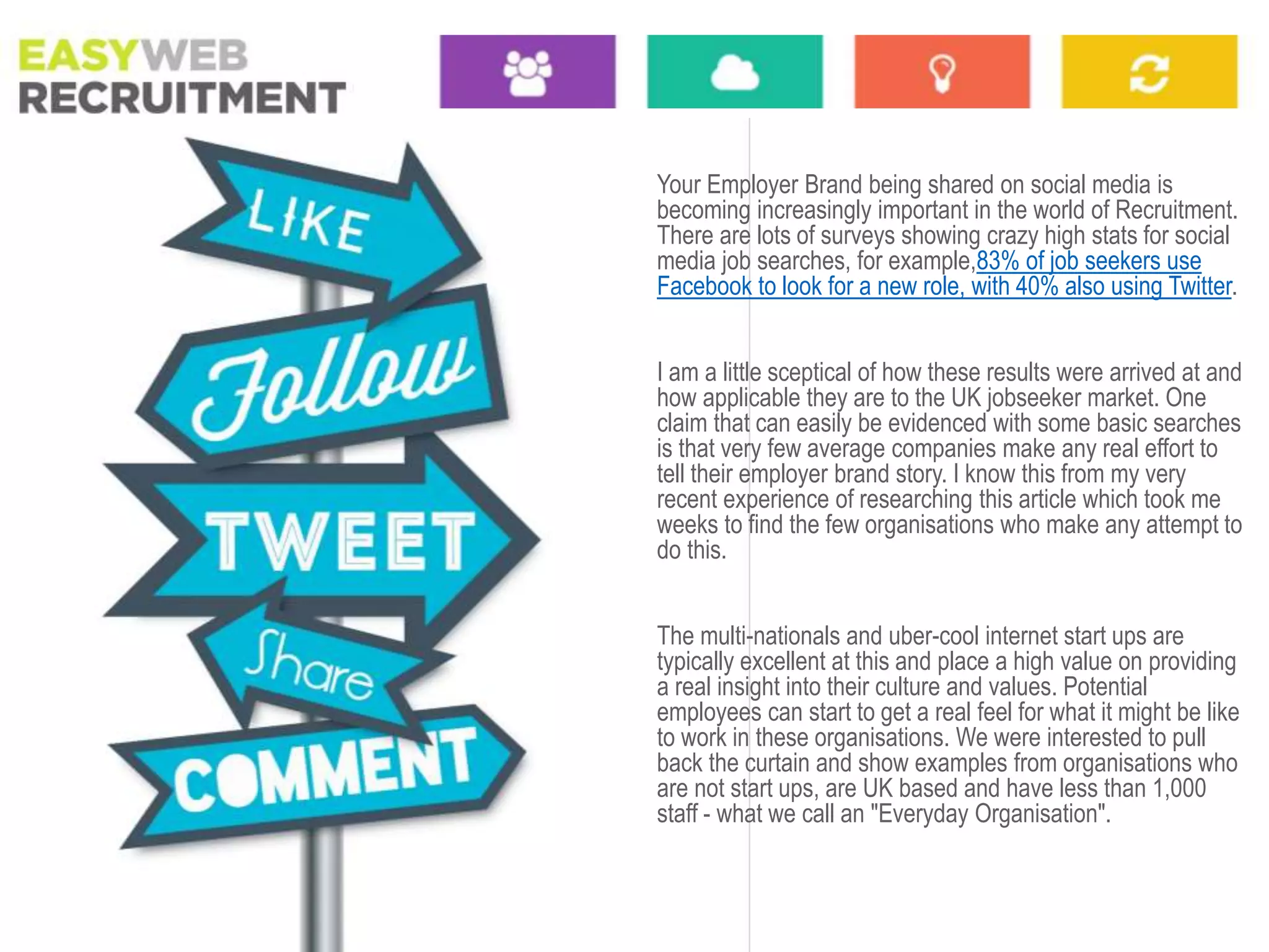 49 examples of Employer Brand storytelling | PPT