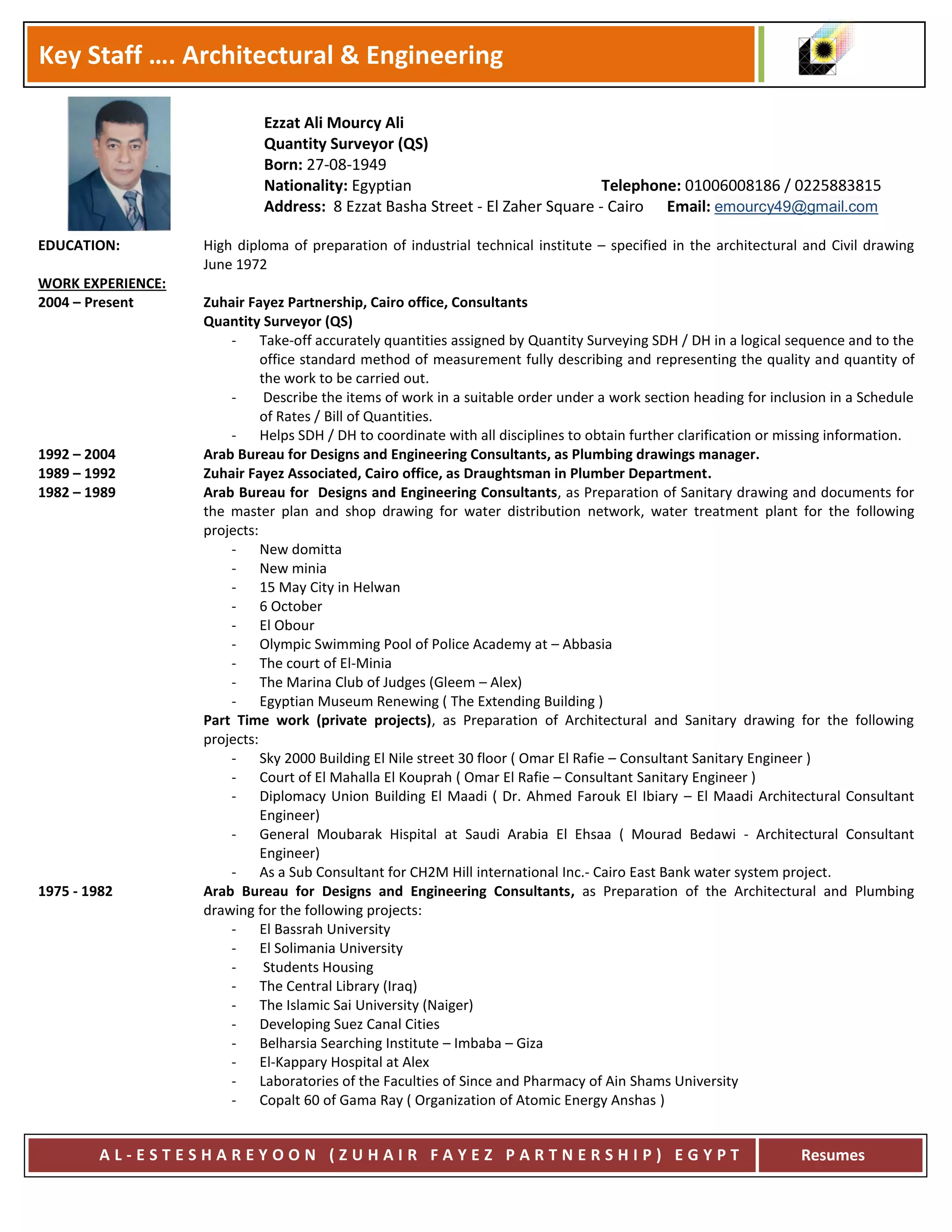 Ezzat Ali Mourcy Ali | PDF