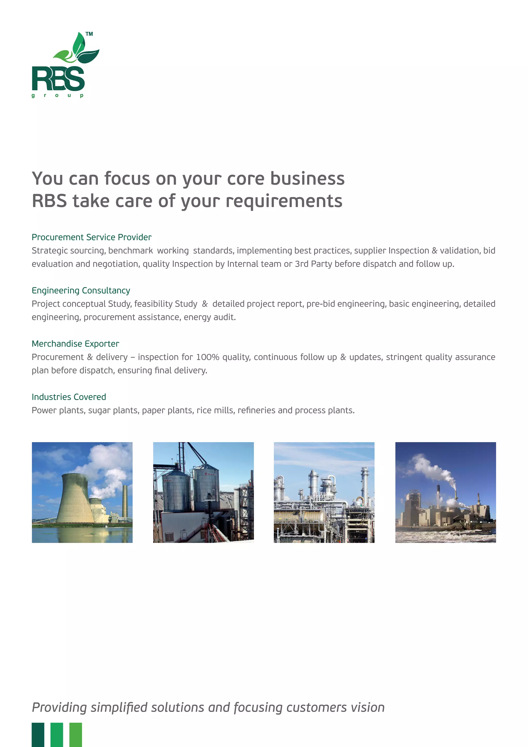 RBS GROUP PROFILE BROCHURE | PDF