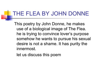 METAPHYSICAL POETRY | PPT