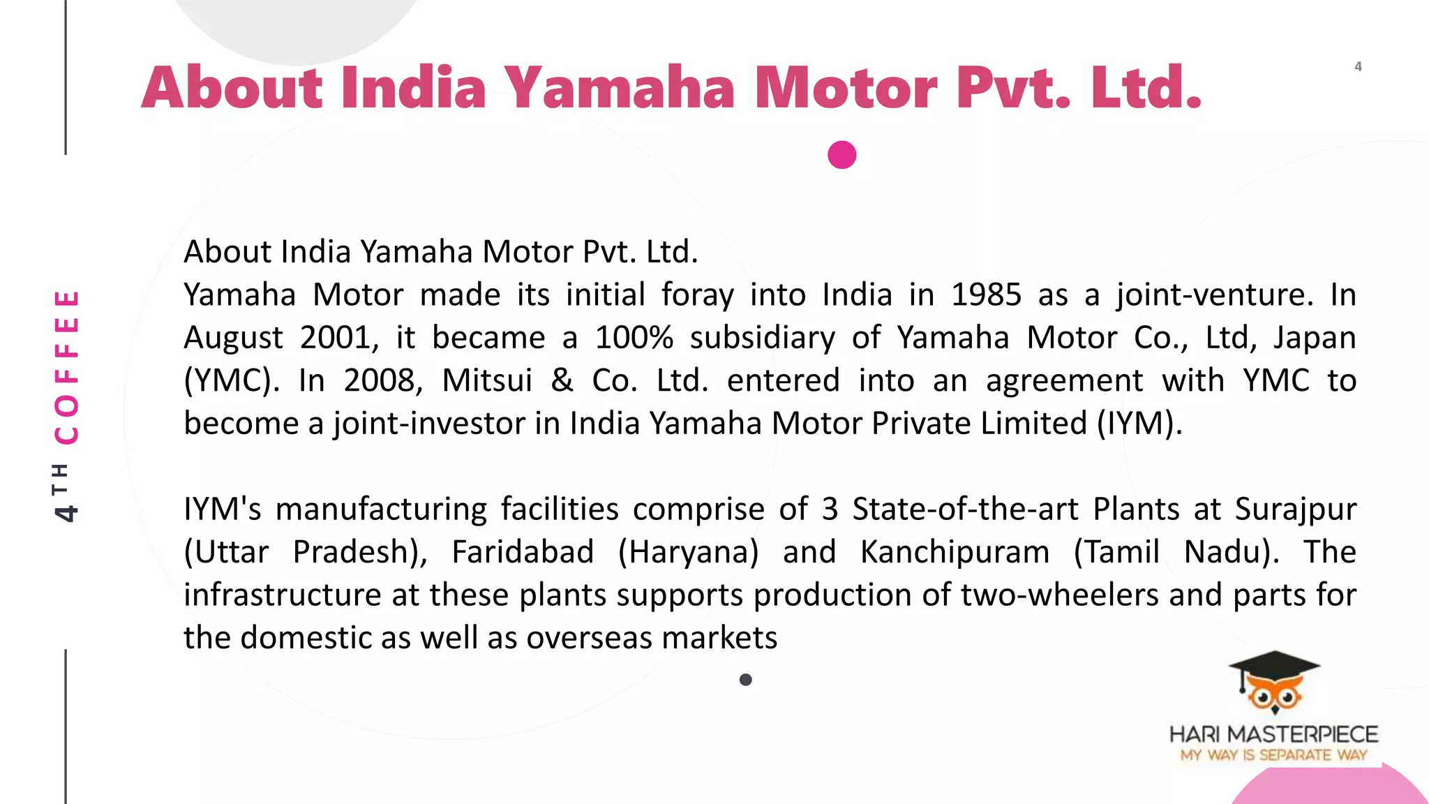 (49)introduction of yamaha motors ppt hari master piece | PPT