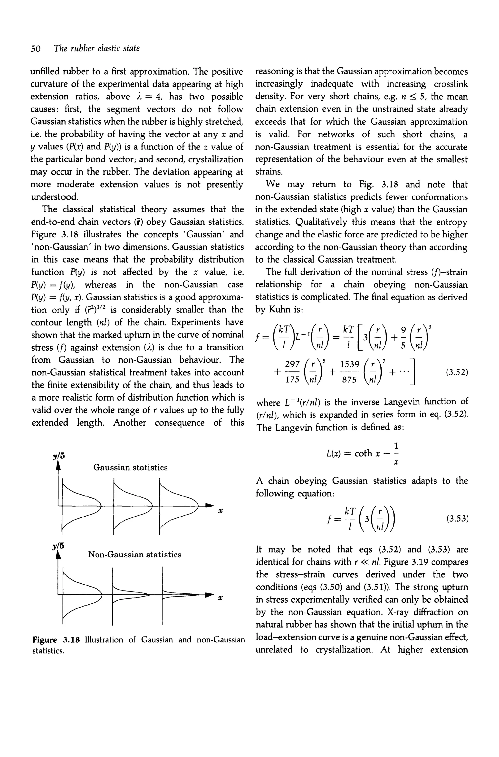 the rubber elastic state - polymer physics | PDF