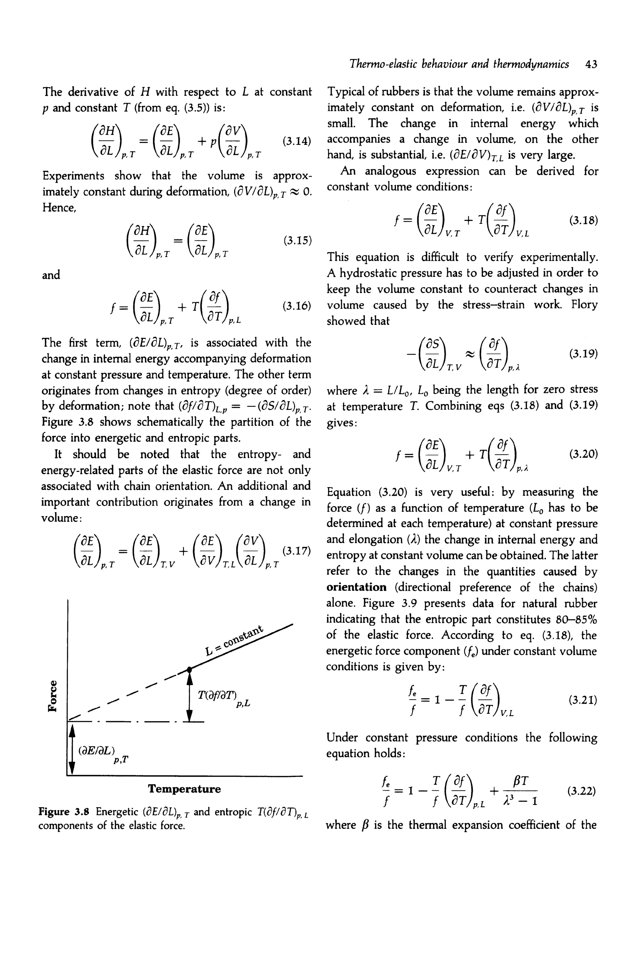the rubber elastic state - polymer physics | PDF