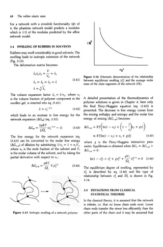 the rubber elastic state - polymer physics | PDF
