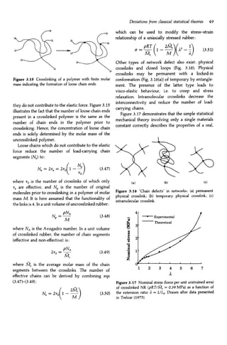 the rubber elastic state - polymer physics | PDF