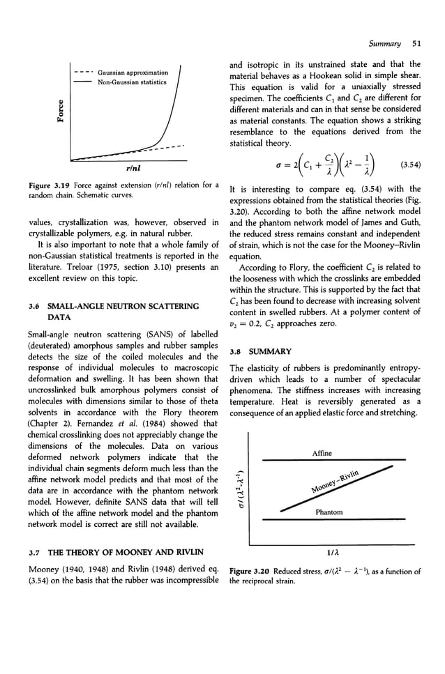 the rubber elastic state - polymer physics | PDF