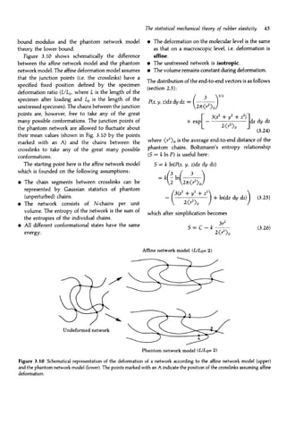the rubber elastic state - polymer physics | PDF