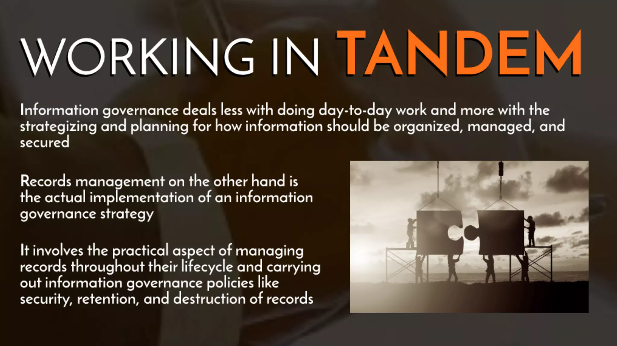 Information Governance vs Records Management | PDF