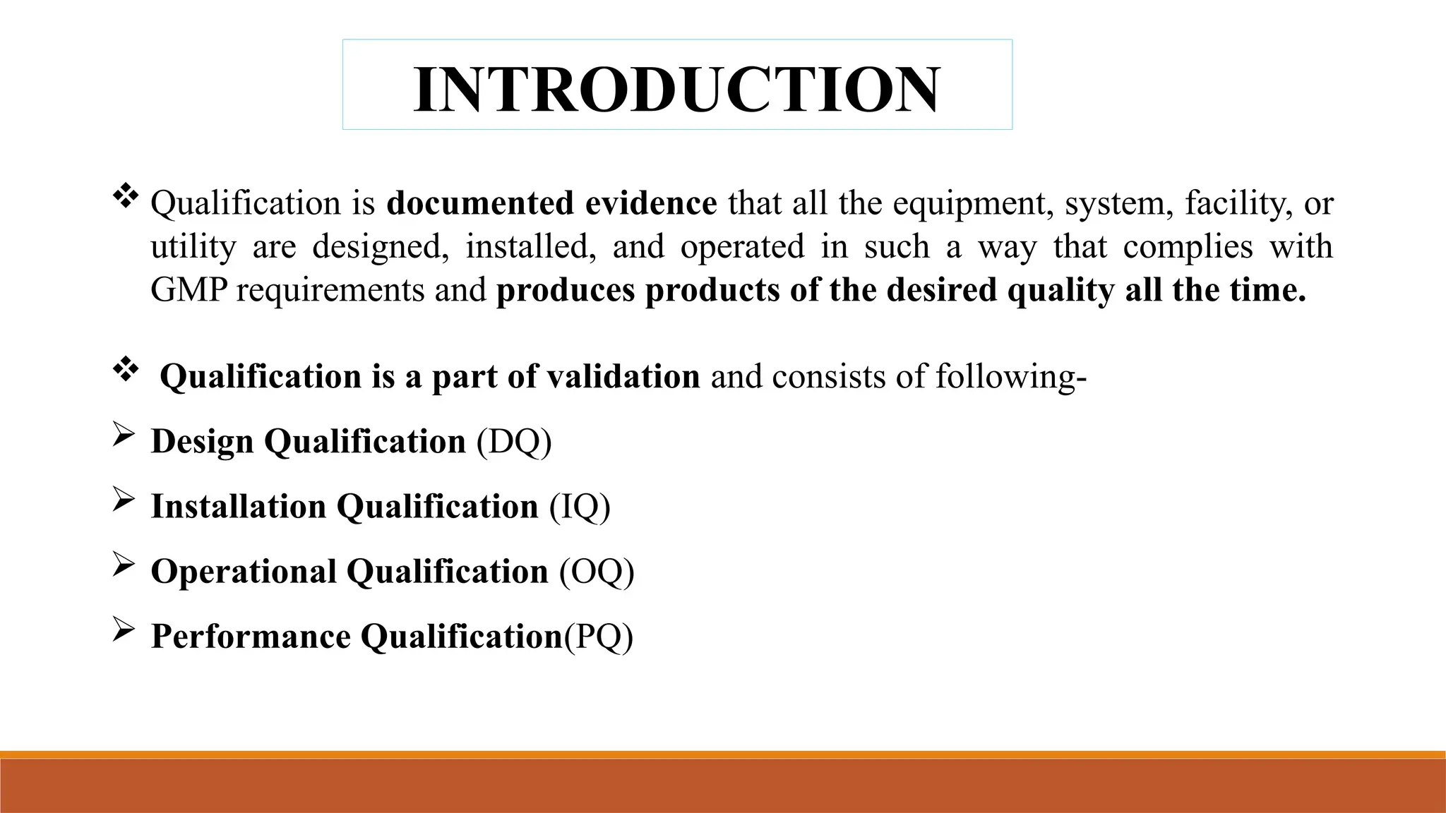URS, DQ, IQ, OQ AND PQ OF THE FACILITIES. M PHARM 1ST YEAR , JADAVPUR UNIVERSITY DEPARTMENT OF ...