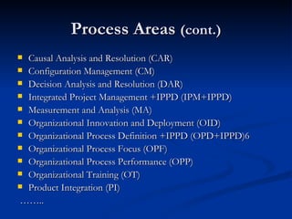 4-CMMI Process Area Components | PPT