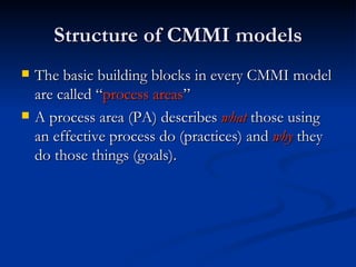 4-CMMI Process Area Components | PPT