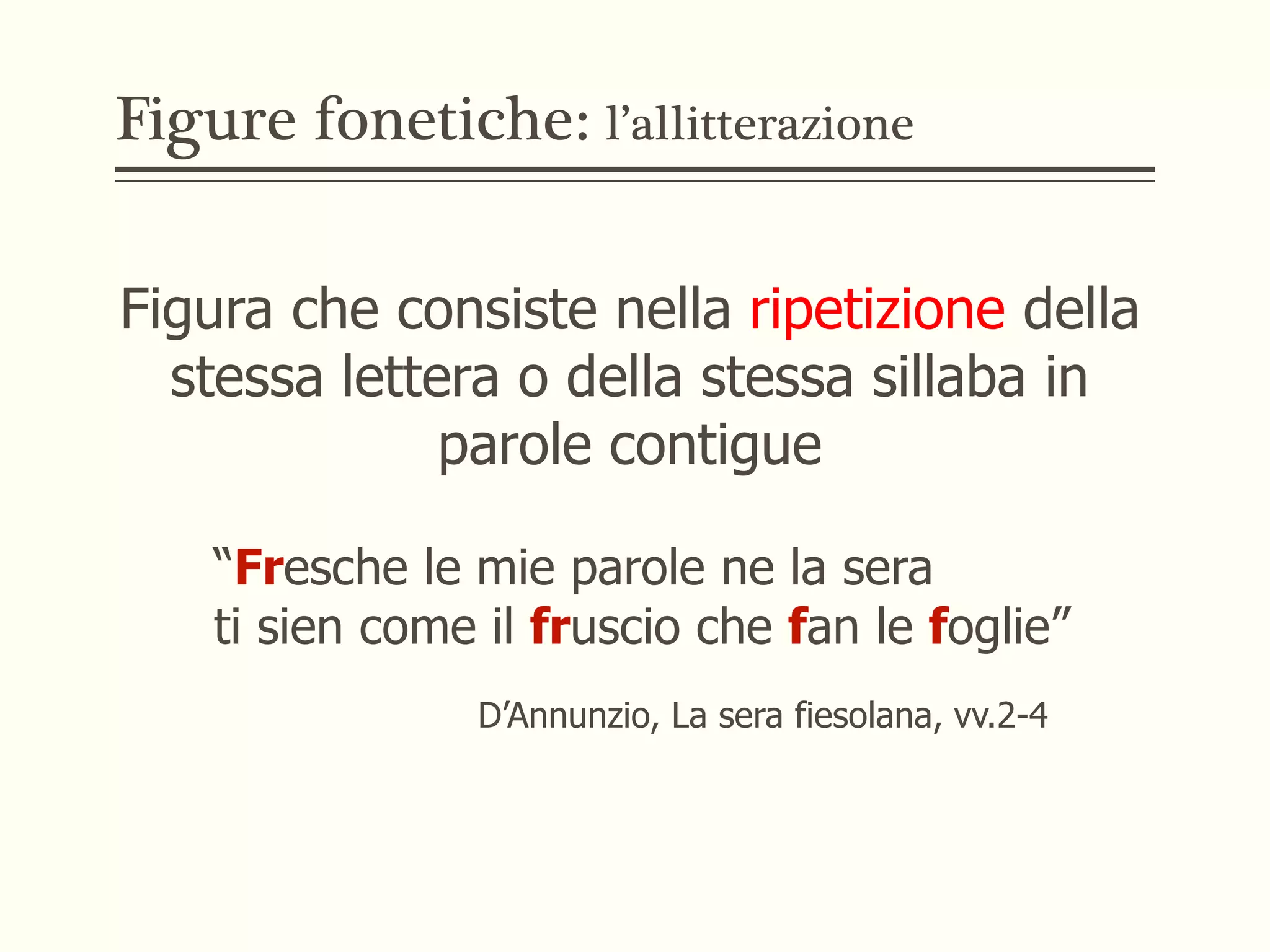 Figure retoriche | PPT