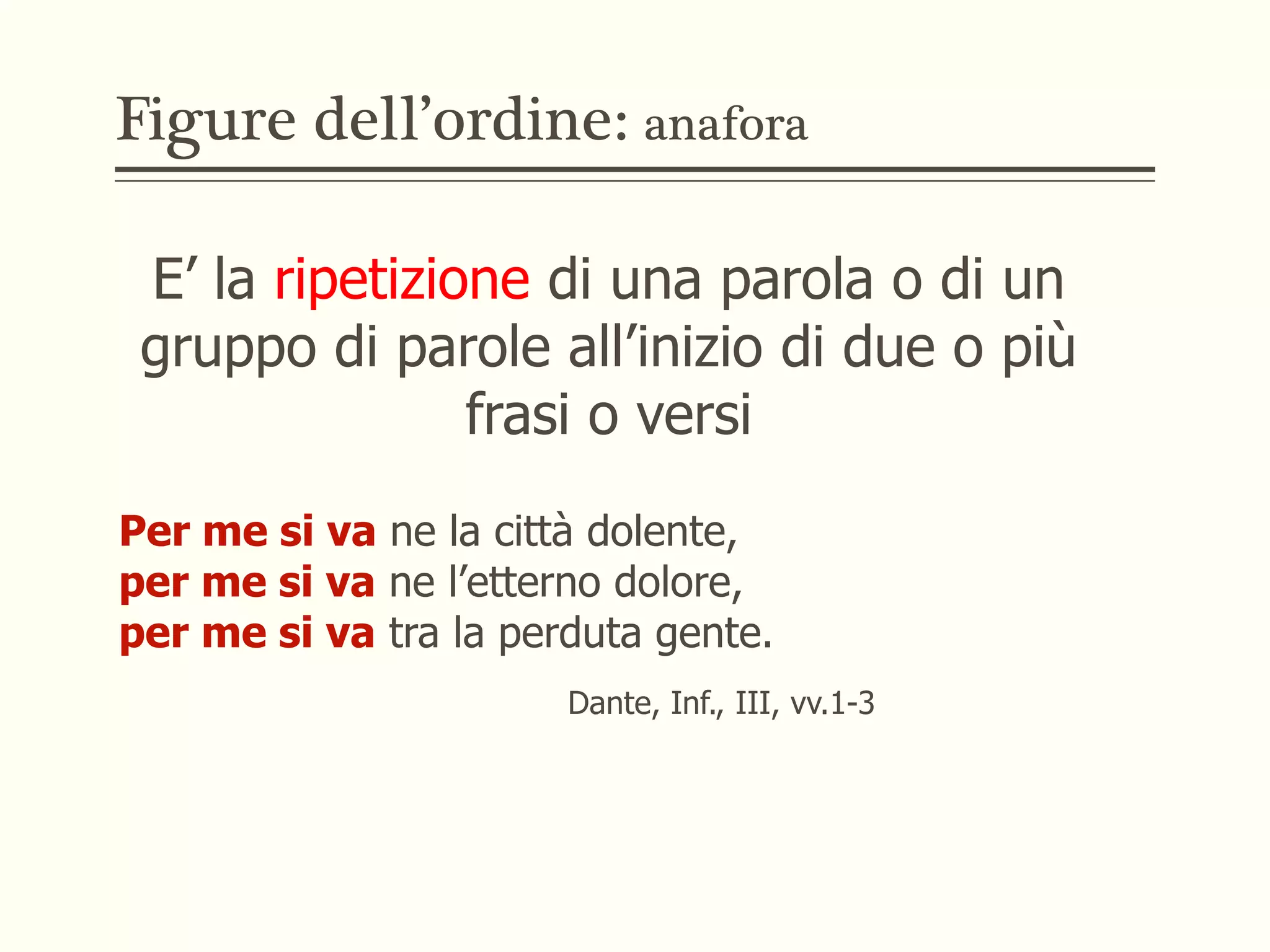 Figure retoriche | PPT