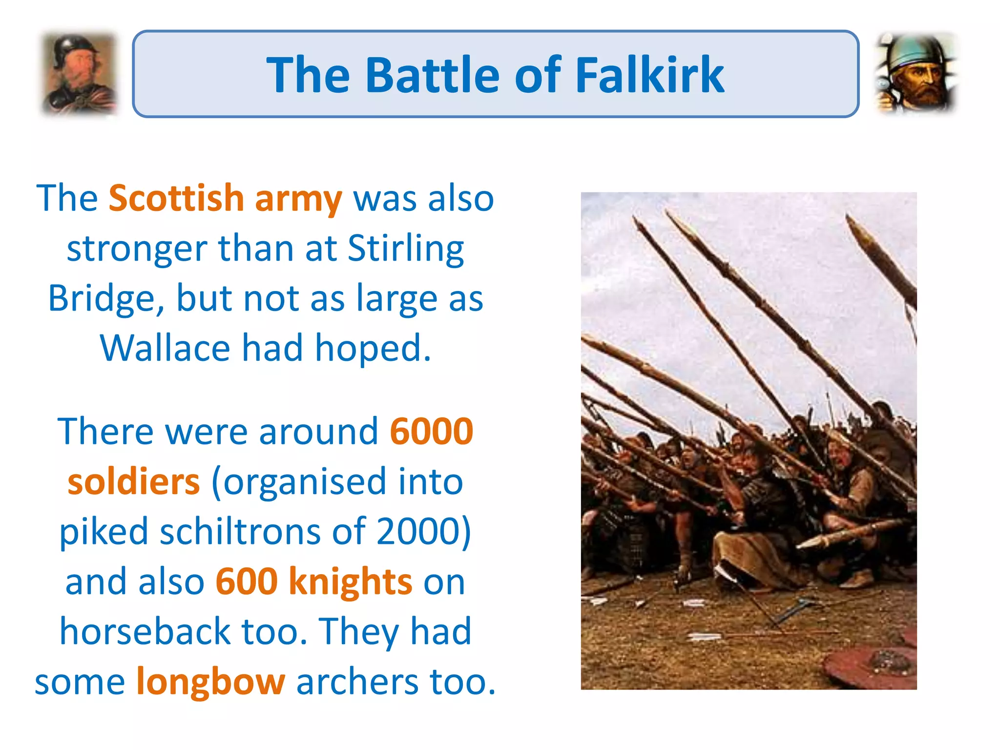 Scottish Wars of Independence - the battle of falkirk | PPTX