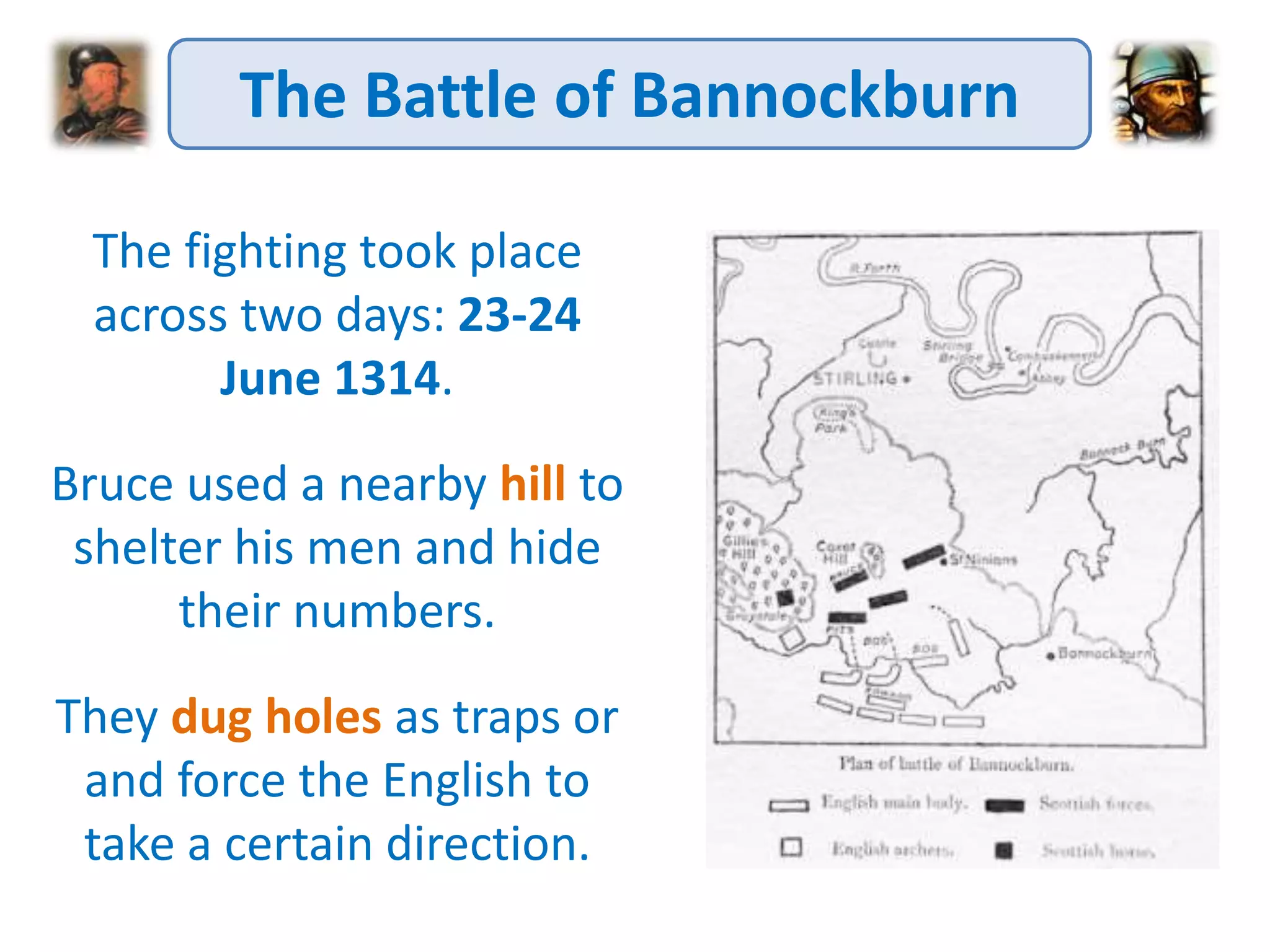 Scottish Wars of Independence - the battle of bannockburn | PPTX