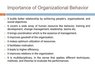 Organizational Behaviour | PPT