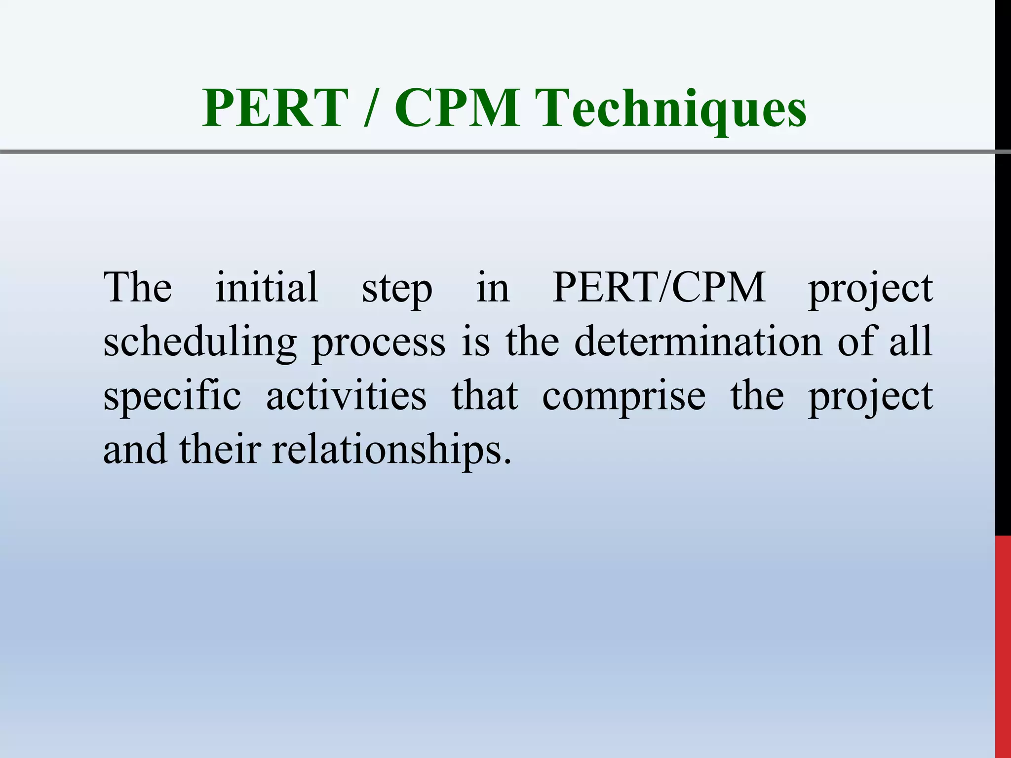 4 a. Project management - network analysis | PPT