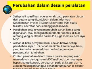 Management of Change (Manajemen Perubahan) dalam PSM _Training *"PSM ...