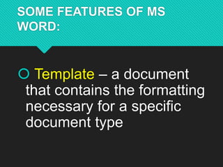 Advanced Word Processing Skills - Empowerment Technologies | PPTX