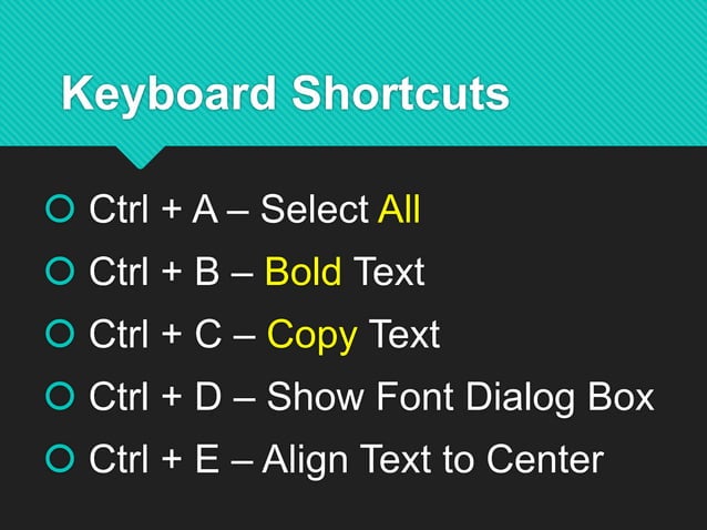 Advanced Word Processing Skills - Empowerment Technologies | PPT