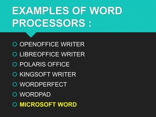 Advanced Word Processing Skills - Empowerment Technologies | PPTX