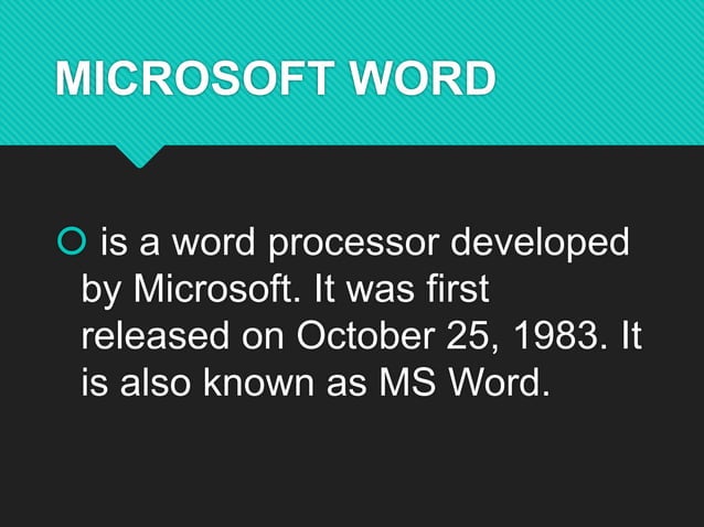 Advanced Word Processing Skills - Empowerment Technologies | PPTX ...