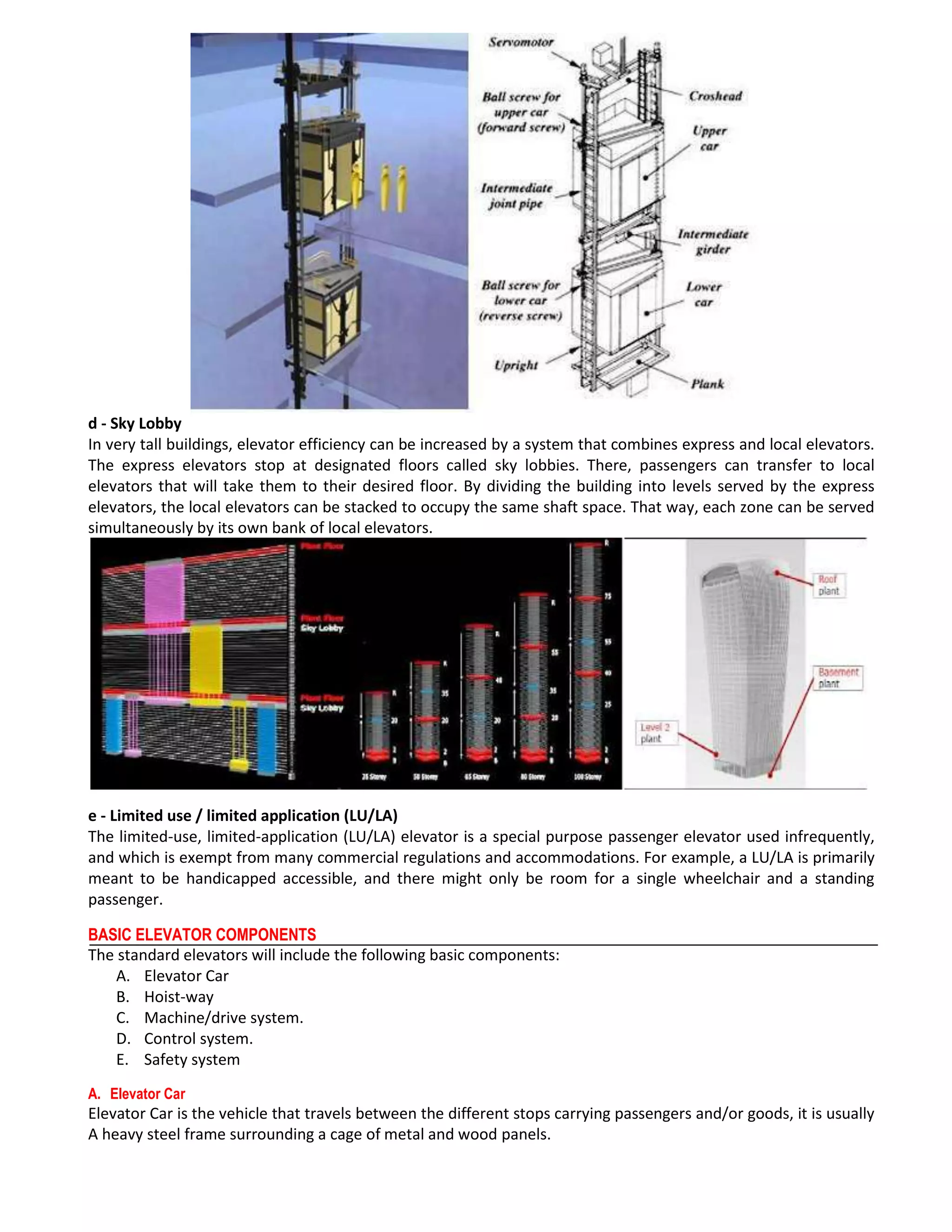 Elevators - Notes | DOCX