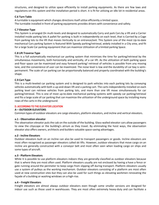 Elevators - Notes | DOCX