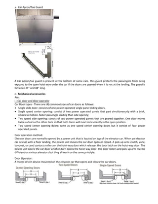Elevators - Notes | DOCX