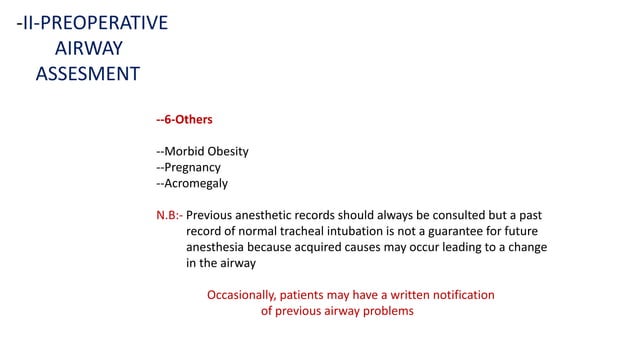 airway assessment part-1-Anesthesia | PDF | Ear, Nose and Throat ...