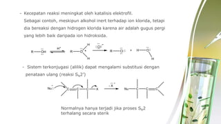 reaksi substitusi dalam kimia organik | PPTX