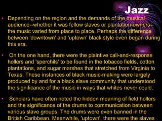 4 A Roots Of Jazz | PPT