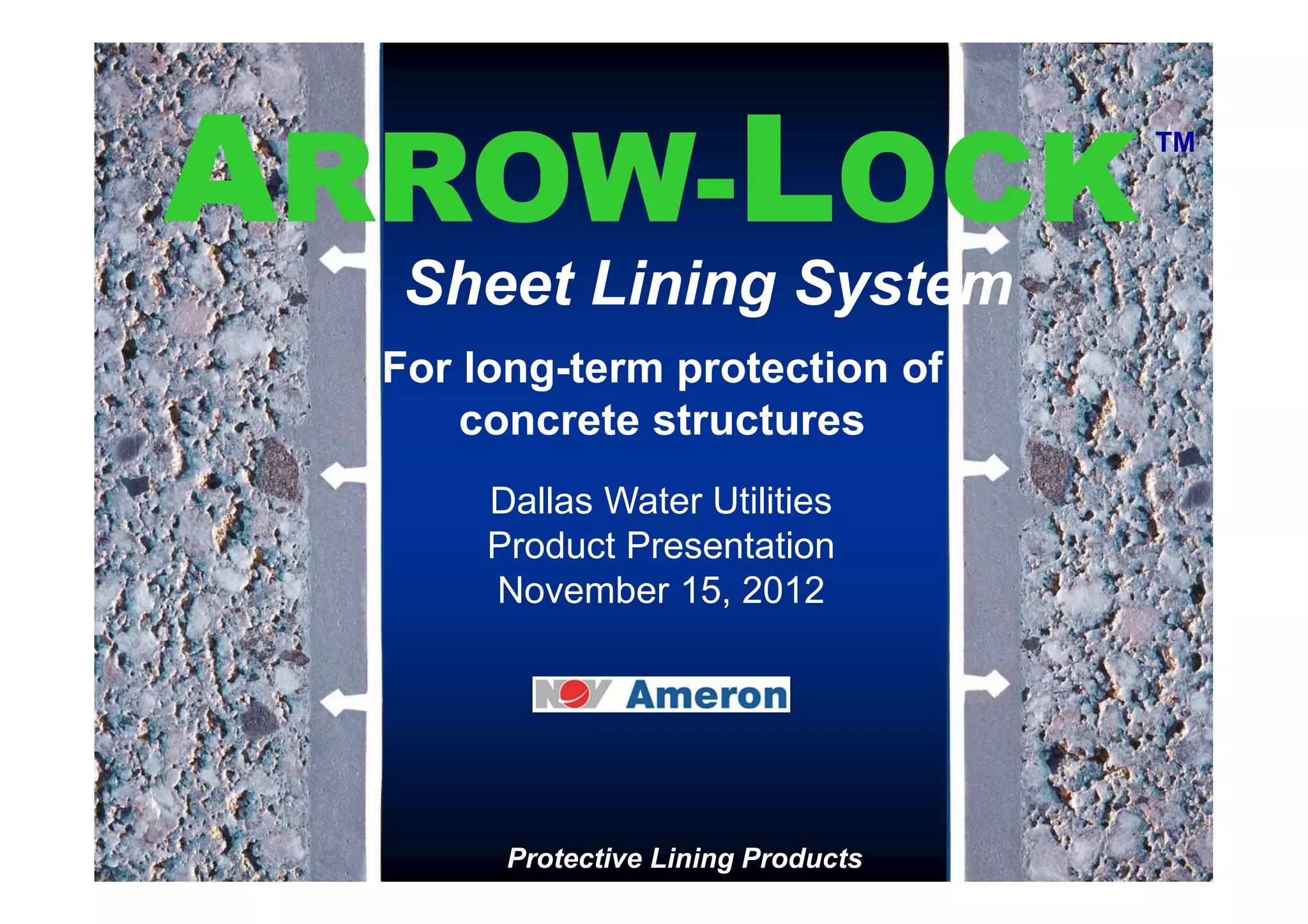 T-Lock and Arrow-Lock Presentation Email 1.23.13