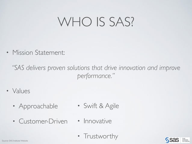 SAS Presentation | PPT