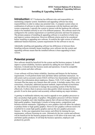 Installing & Upgrading Software | DOC | Computing | Technology & Computing