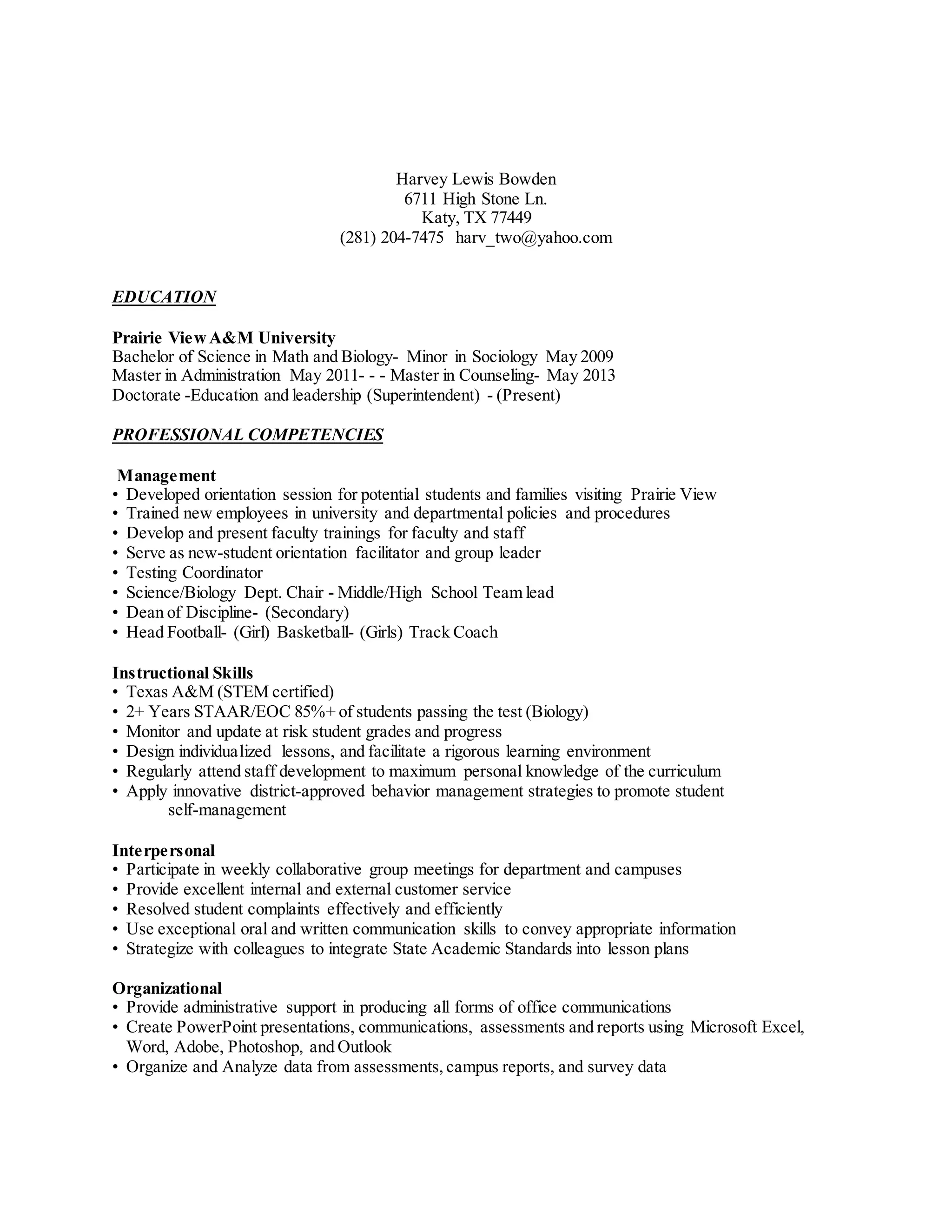 UP TO DATE (Resume) 1-27-2017 | DOCX