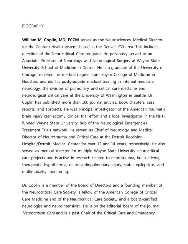 Coplin BIOGRAPHY | DOCX